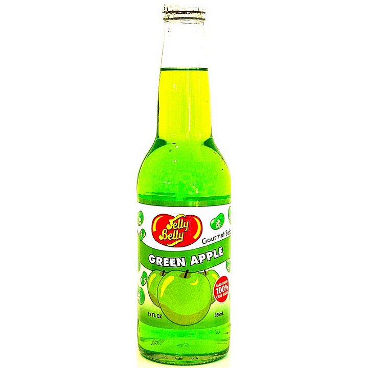 Jelly Belly Green Apple 12 Oz Bottles 12 Pack Cravins Candy